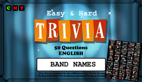 Second Life Marketplace - [EPIC Trivia] Band Names (ADD ME)